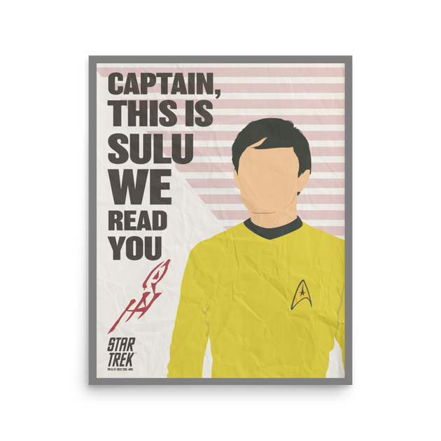 Star Trek: The Original Series Sulu Premium Mattes Papier Poster | Star ...