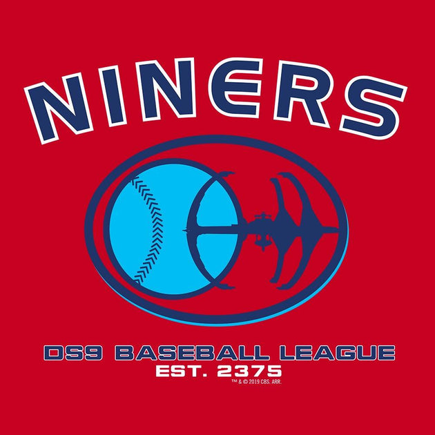 Star Trek: Deep Space Nine Niners Baseball T-Shirt mit kurzen Ärmeln ...